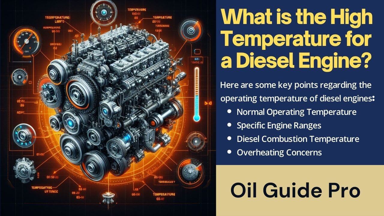 What is the High Temperature for a Diesel Engine?